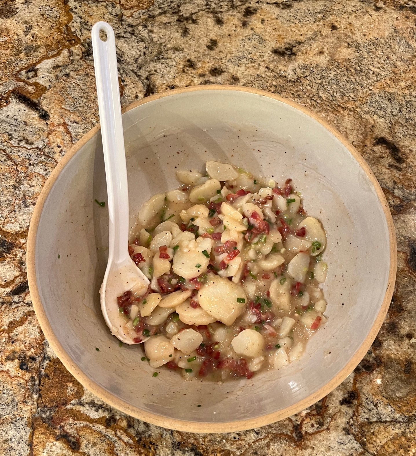Mrs. Luepke’s Wunderbar German Potato Salad | Writing Near the Lake